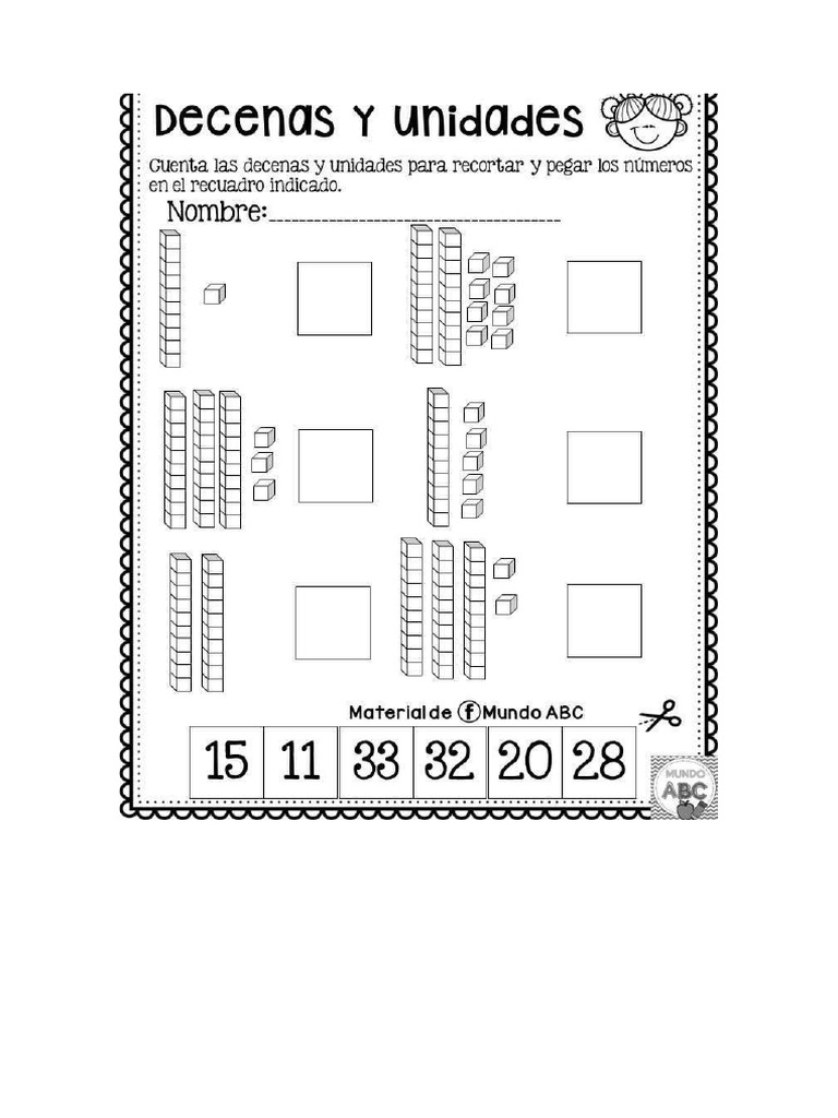 Decenas y Unidades | PDF