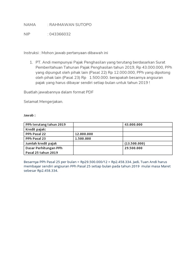 Tugas 7 Lab PPH I Rahmawan Sutopo | PDF
