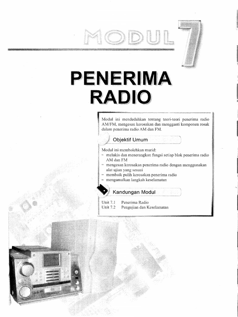 Modul 7 (Penerima Radio) | PDF