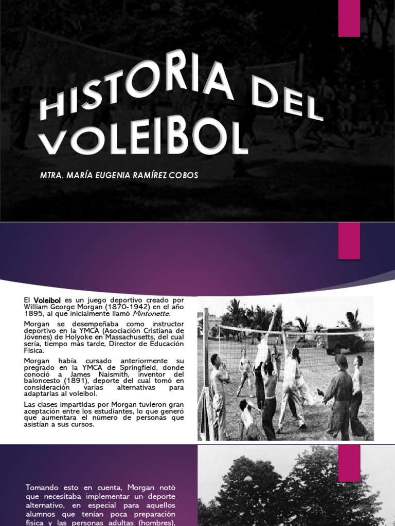 Historia del voleibol desde su creación en 1895 | PDF | Vóleibol ...
