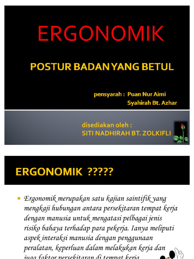 Asigment Ergonomik | PDF