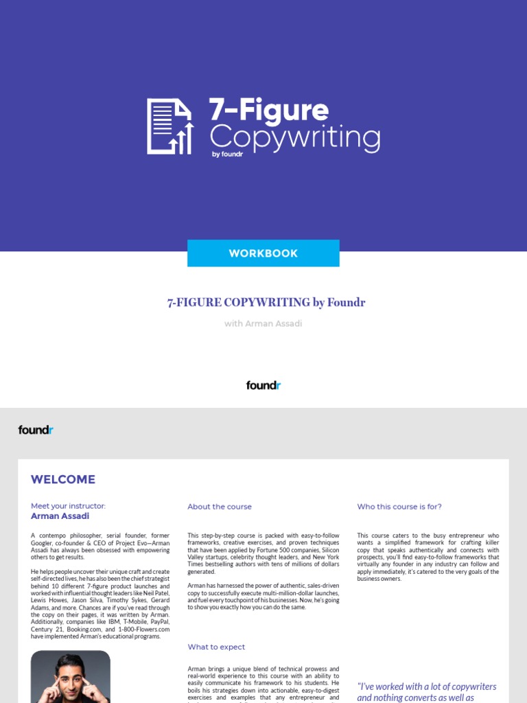 Foundr 7 FigureCopywriting Module01 | PDF | Entrepreneurship | Marketing