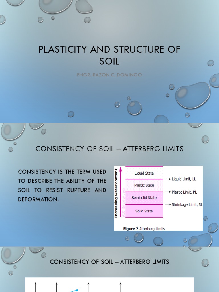 Plasticity and Structure of Soil | PDF | Geotechnical Engineering | Applied And ...