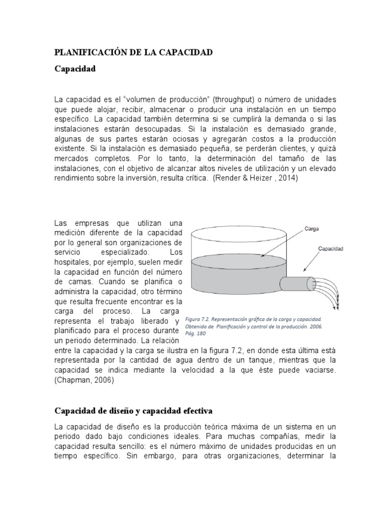 Marco Teorico Capacidad Efectiva | Descargar gratis PDF | Diseño ...