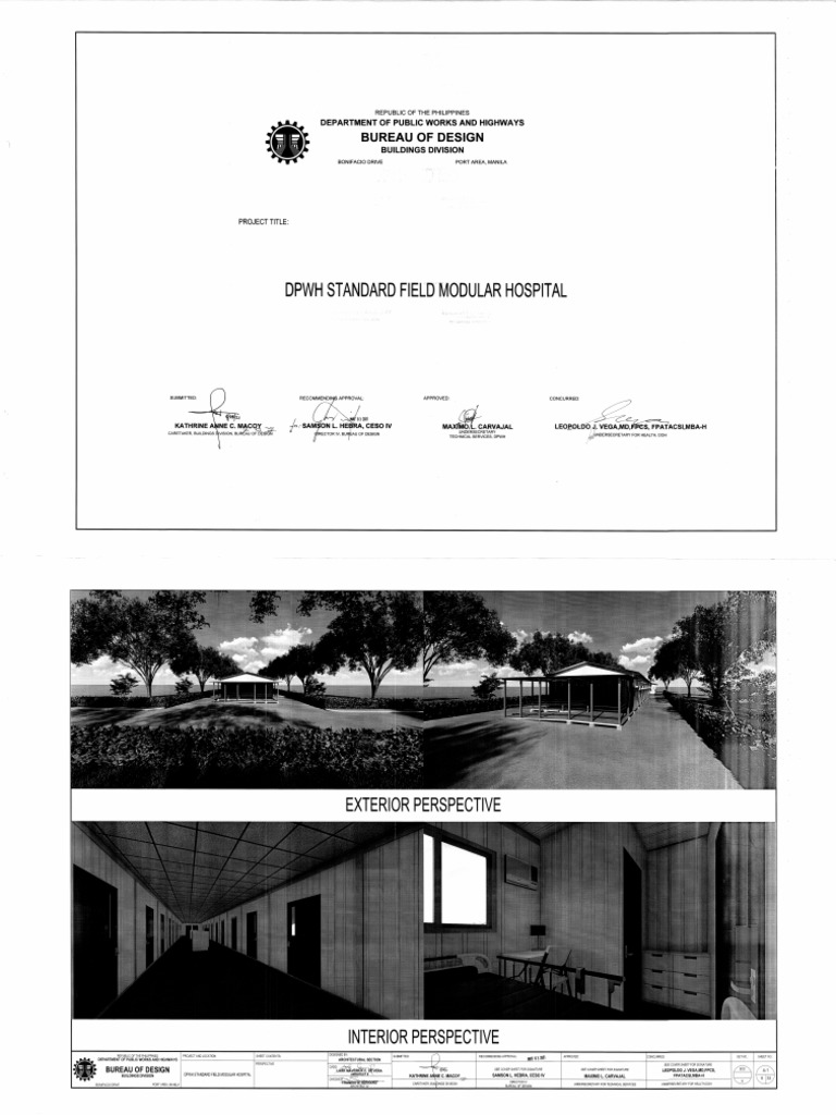 DPWH Standard Field Modular Hospital | PDF