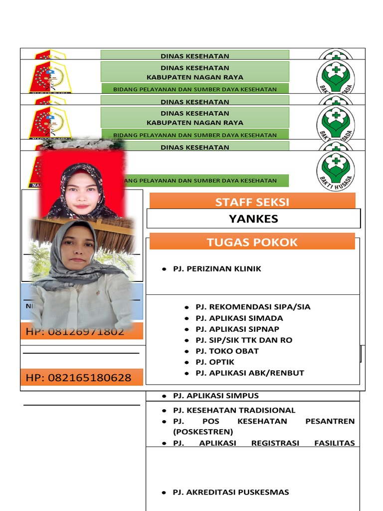 Tupoksi Masing Masing | PDF