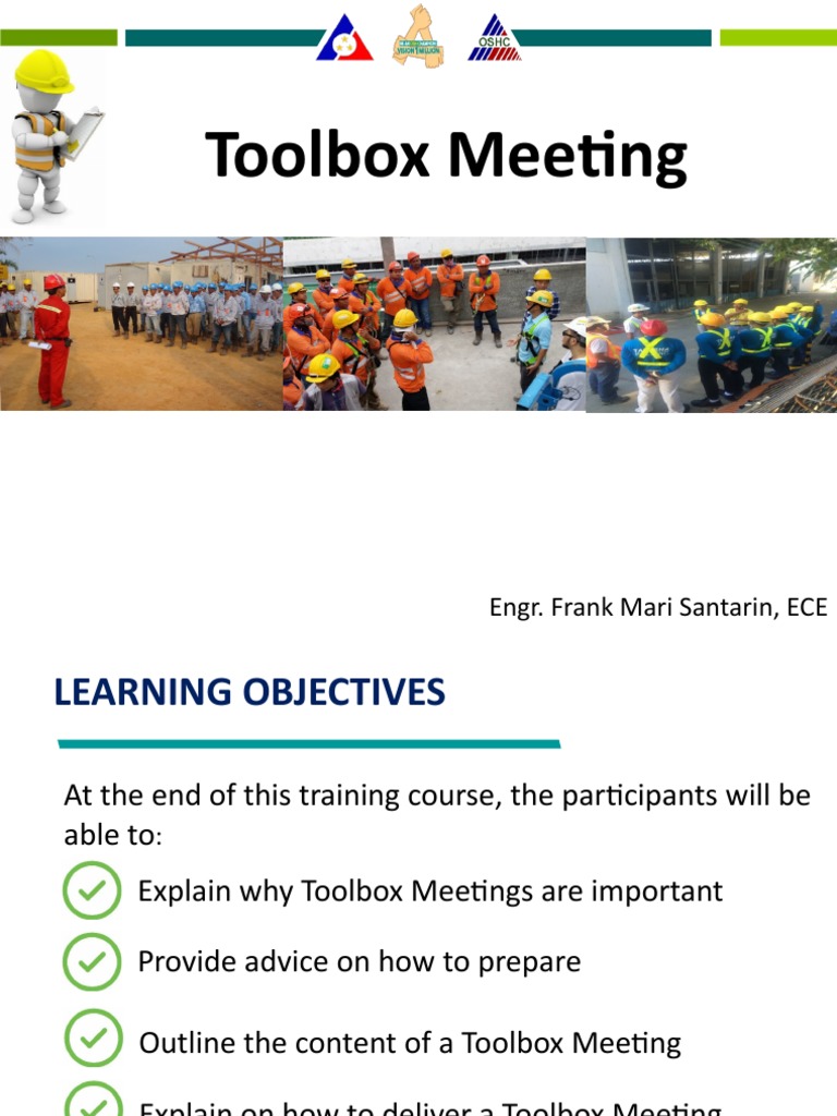 Toolbox Meeting Guidelines and Importance | PDF | Occupational Safety ...