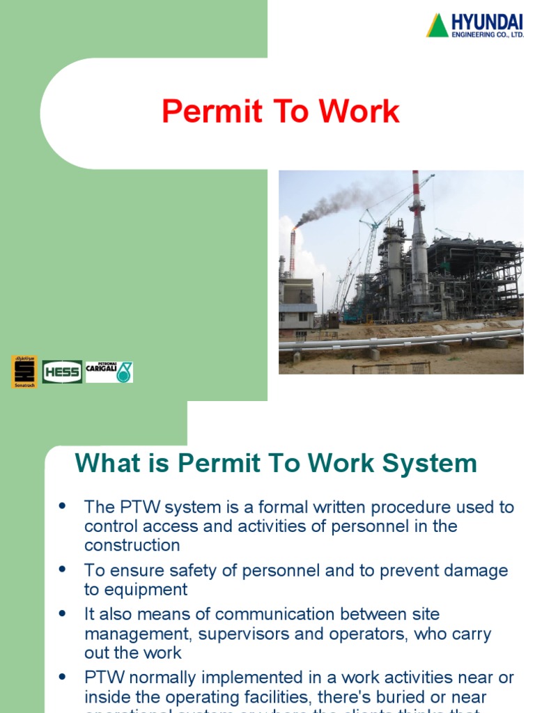 010 Permit To Work | PDF | Safety | Occupational Safety And Health