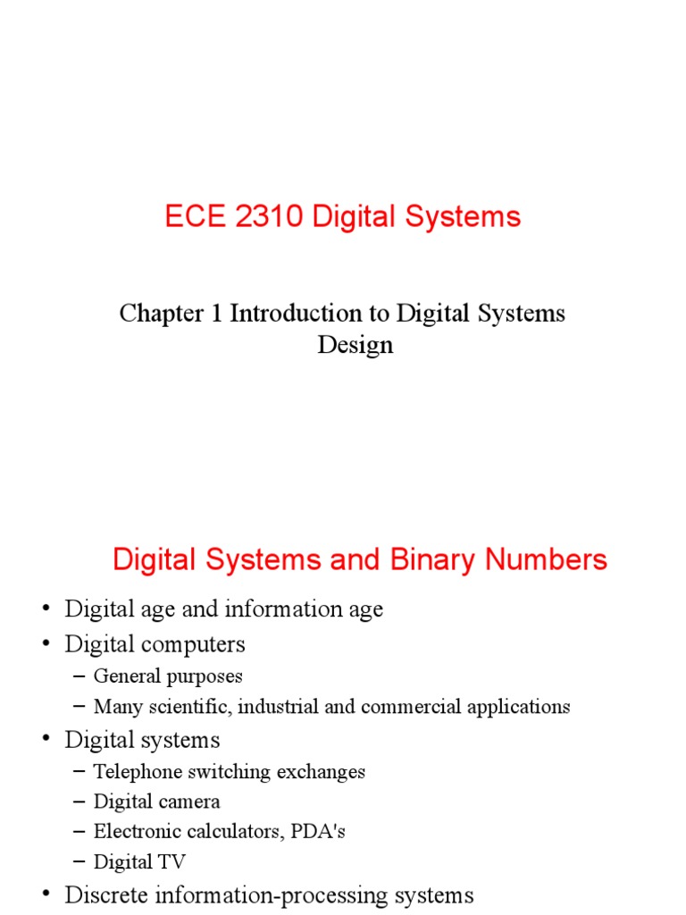 Chapter 1 Introduction To DL Design | PDF | Digital Signal | Digital ...