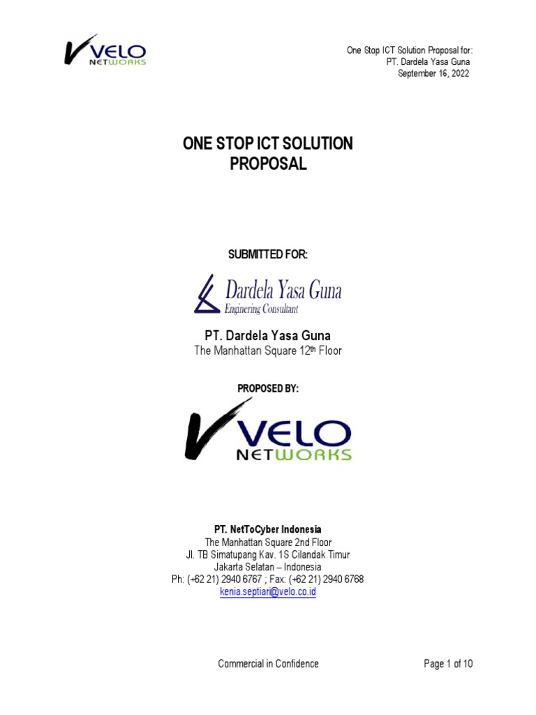 Upgrade Dedicated Internet Services (Rev.01) - PT. Dardela Yasa Guna - Do... | PDF | Computer ...