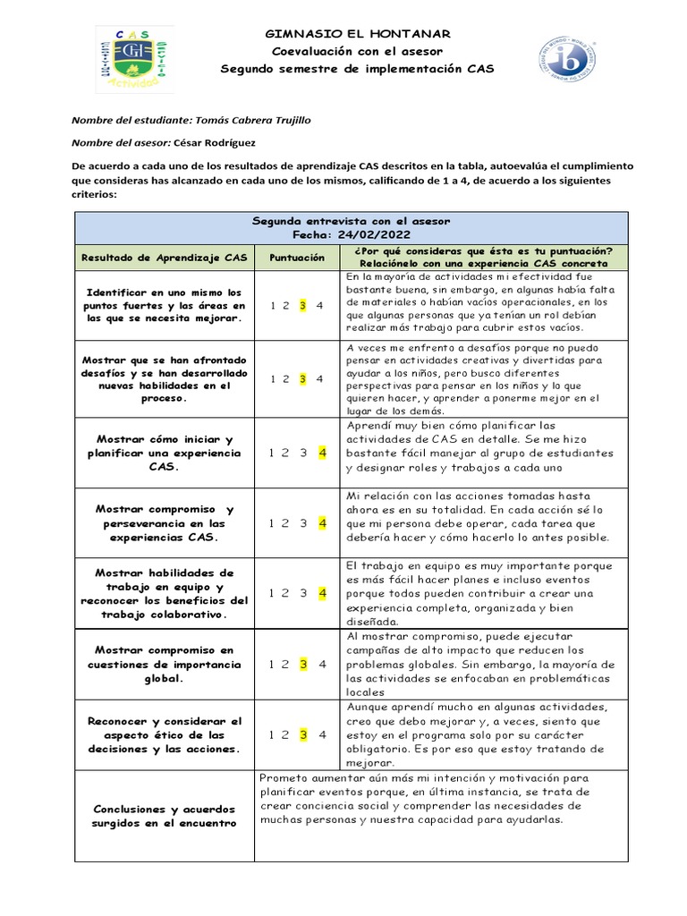 Segunda Entrevista Con El Asesor | PDF | Creatividad | Experiencia