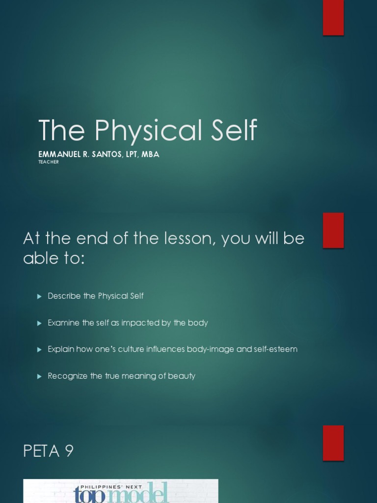 Lesson 5-The Physical Self | PDF | Self Esteem | Gene