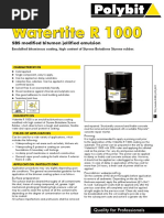 Polycoat RBE 1000: SBS Modified Bitumen Jellified Emulsion | PDF ...