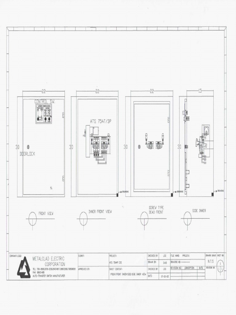 ATS Shop Drawing | PDF