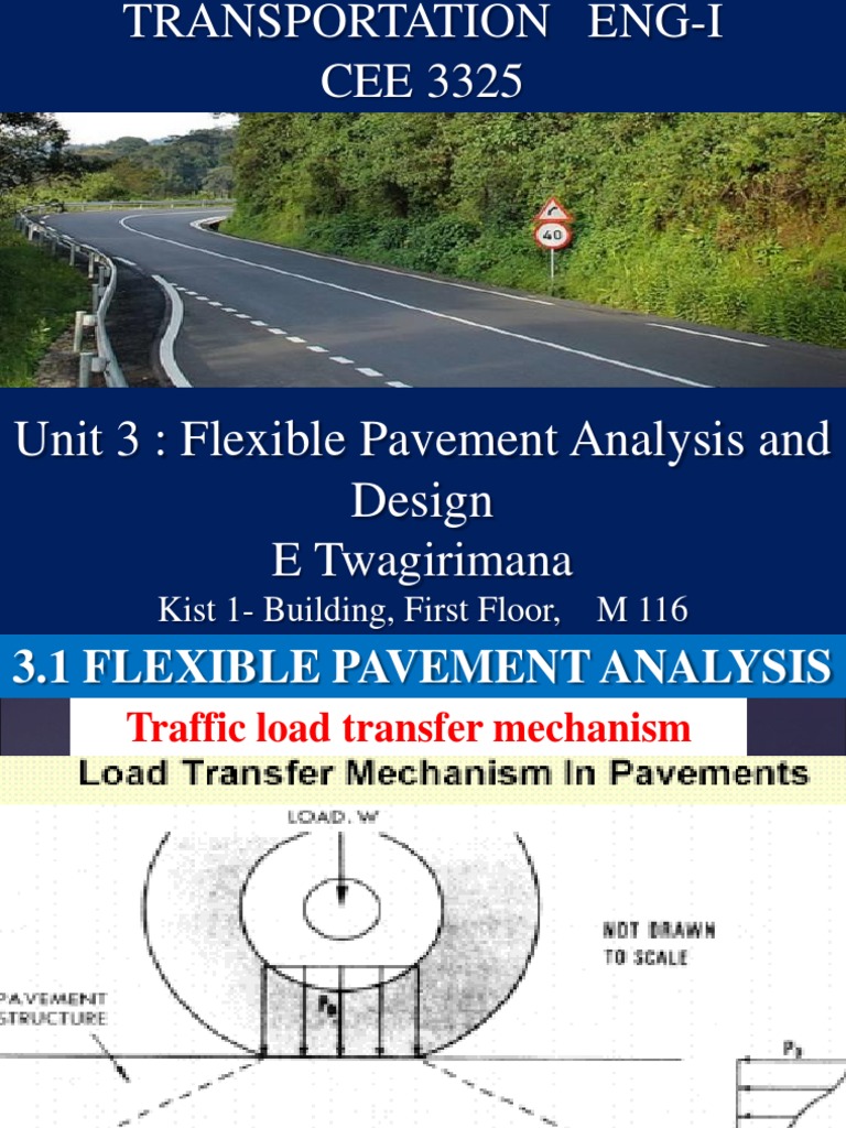Chap-3 Flexible Pavement Analysis and Design | PDF | Road Surface | Stress (Mechanics)