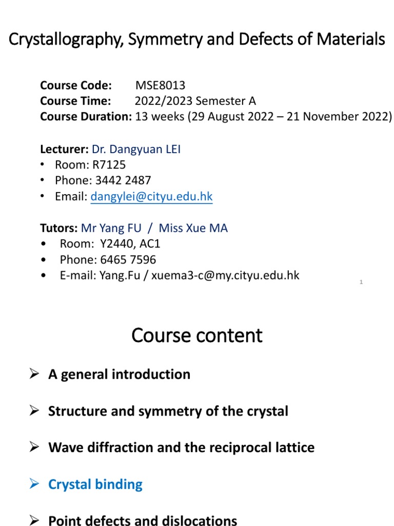 MSE8013 - Chapter03 - Atomic Binding | PDF | Chemical Bond | Molecular Orbital