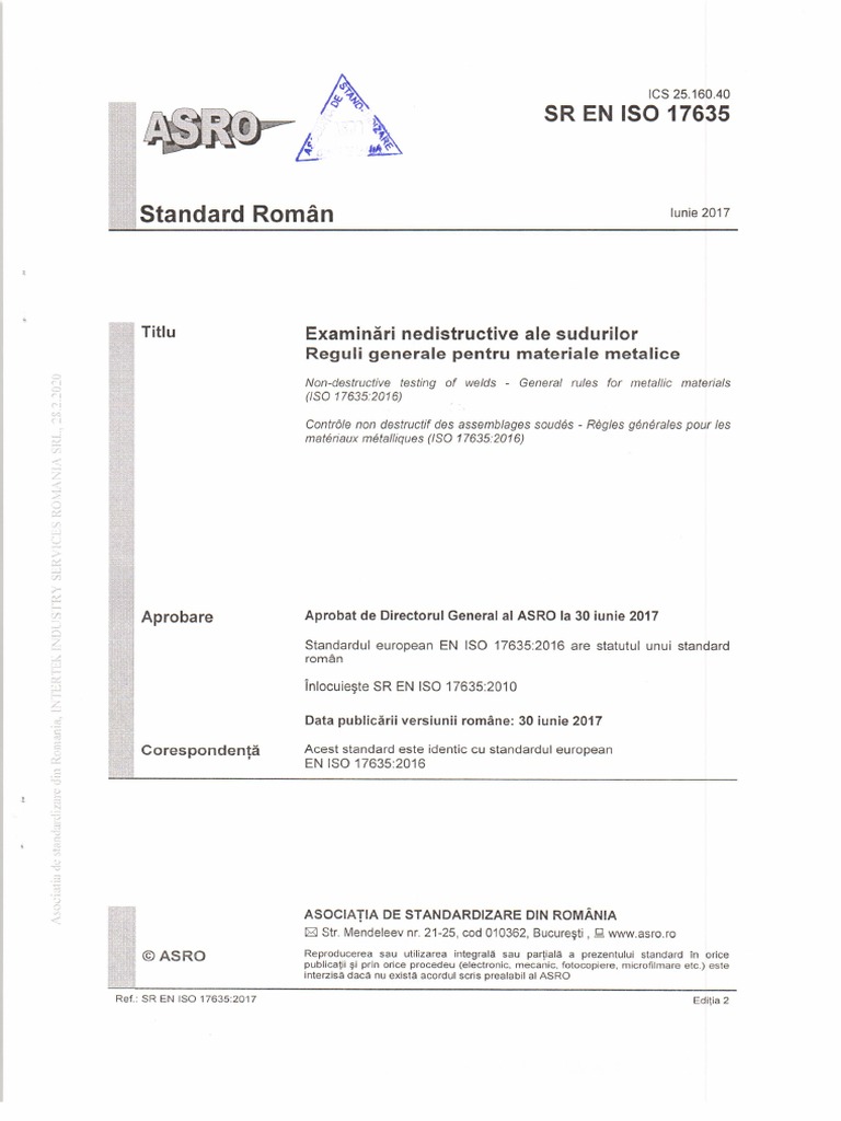 SR en Iso 17635 - 2019 | PDF
