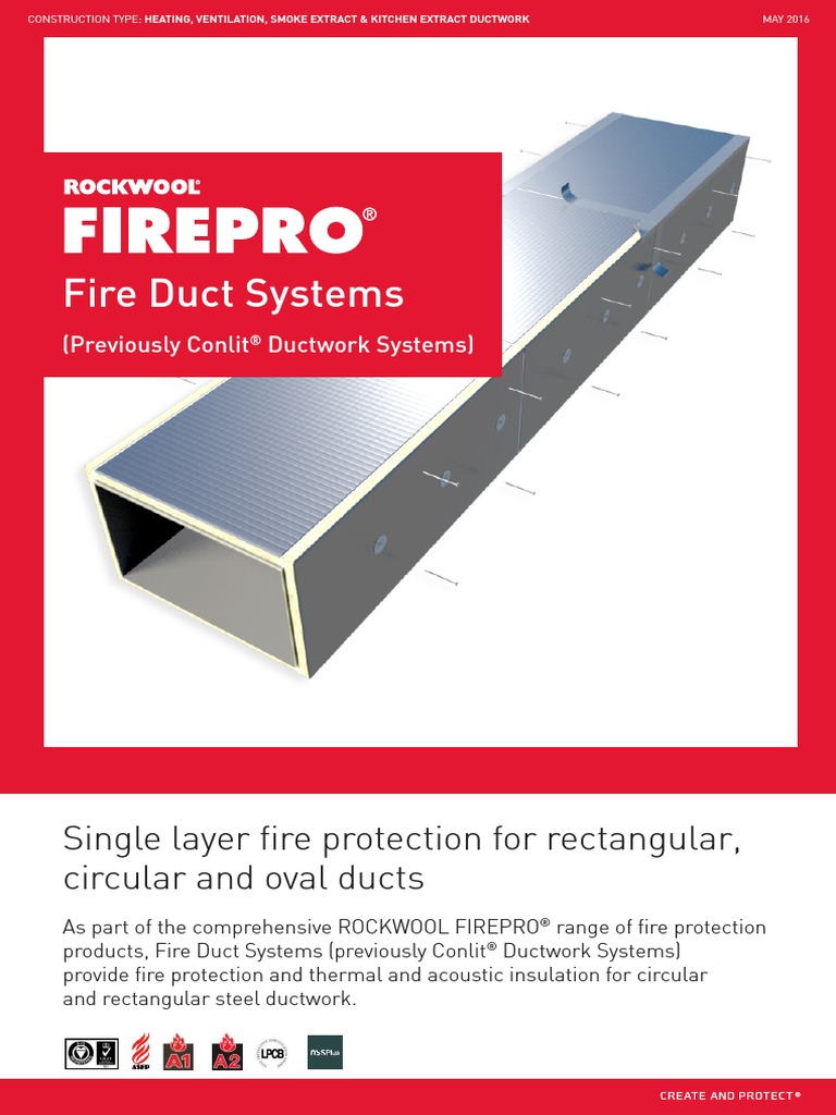 Fire Duct Systems | PDF | Duct (Flow) | Building Insulation