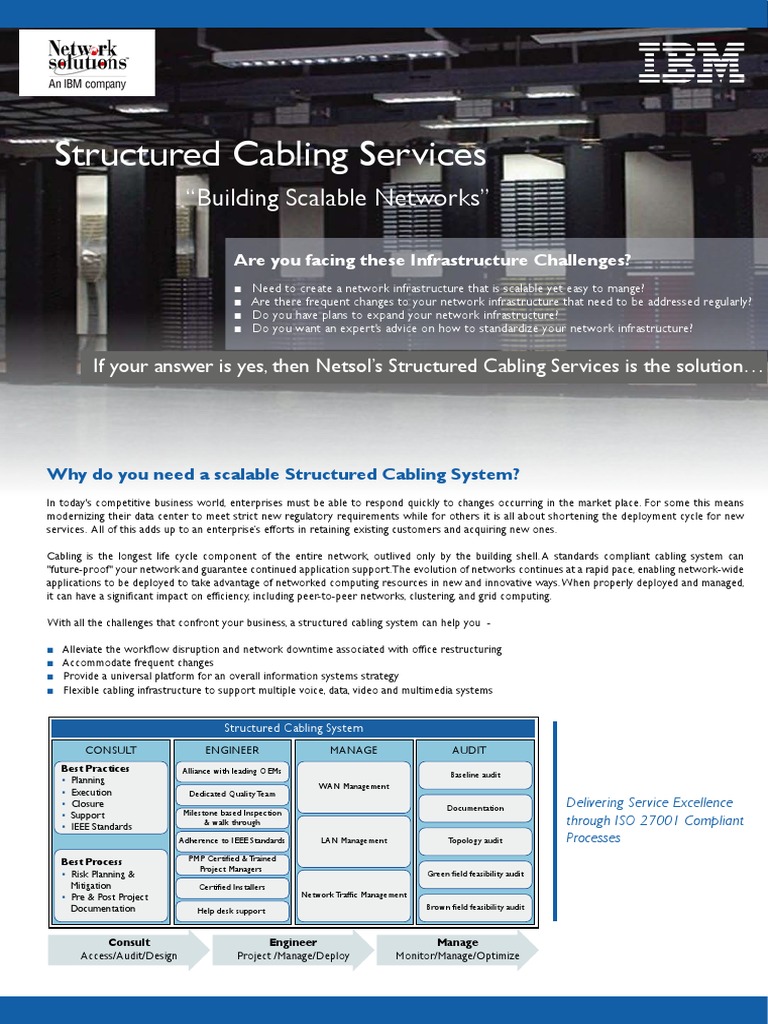 Structured Cabling Guide by IBM | PDF | Computer Network | Local Area Network