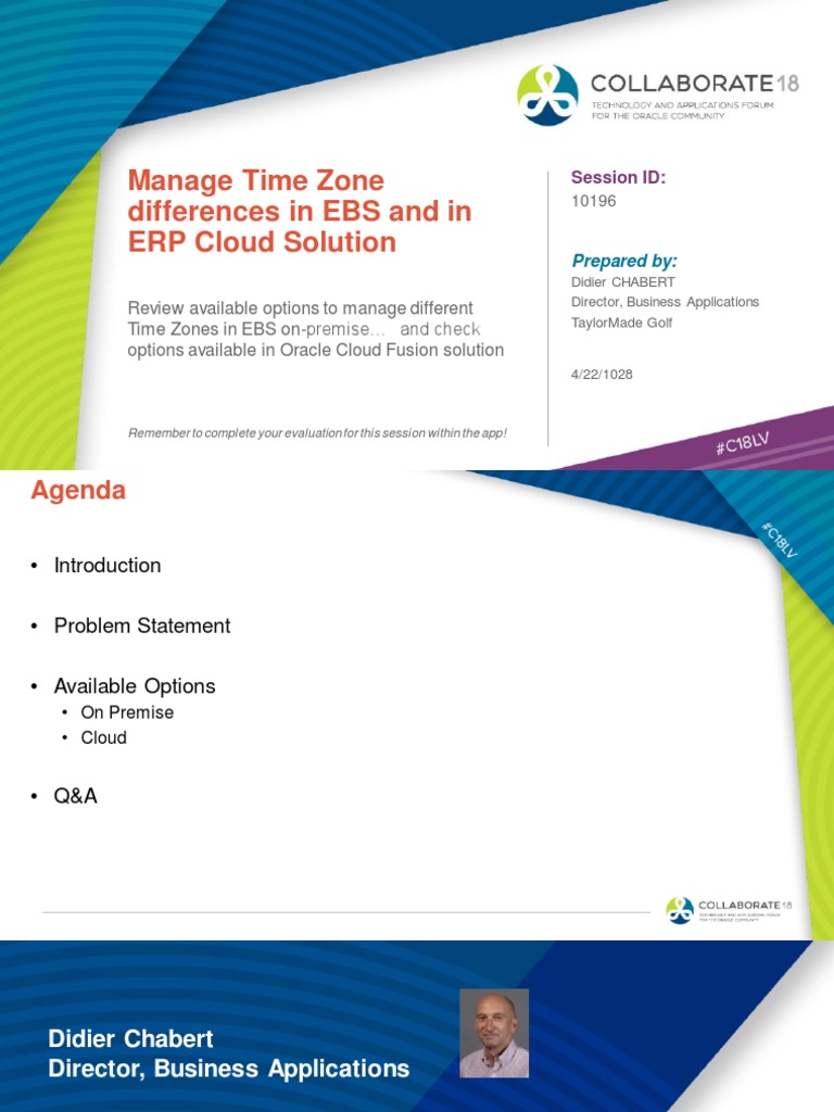 Managing Time Zones in ERP Solutions | PDF | Cloud Computing ...