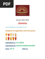 Class 12th Chemistry Project On Investigatory Test On Guava | PDF ...