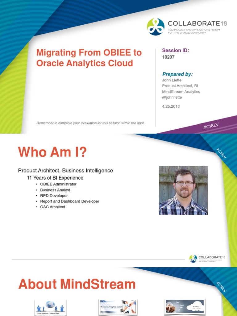 Migrating From OBIEE To Oracle Analytics Cloud - PPT | PDF | Cloud Computing | Computer Architecture