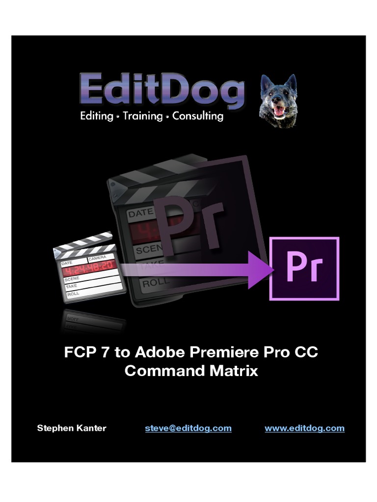 FCP 7 To Premiere Command Matrix (Sin) | PDF | Keyboard Shortcut ...