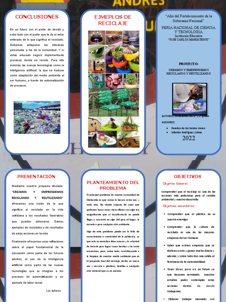 Tríptico Productos de Alóe Vera | PDF | Reciclaje | Residuos