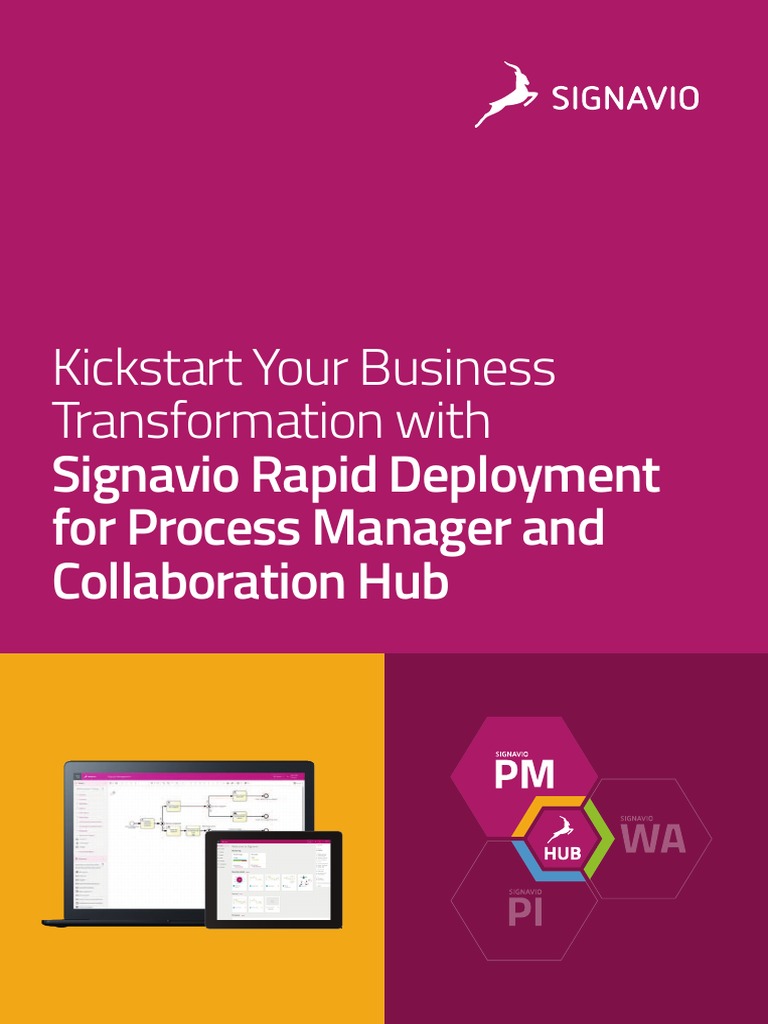 Brochure Signavio Kickstart Your Business Transformation With Signavio Rapid Deployment For ...