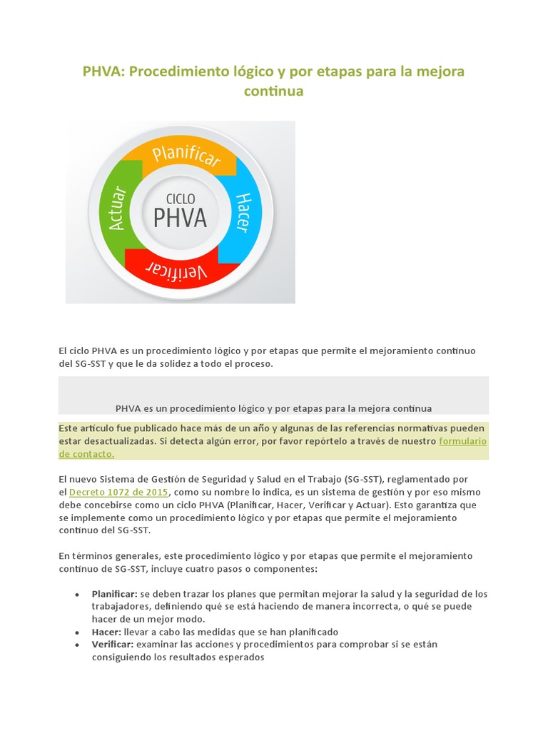 PHVA | PDF | Business | Science