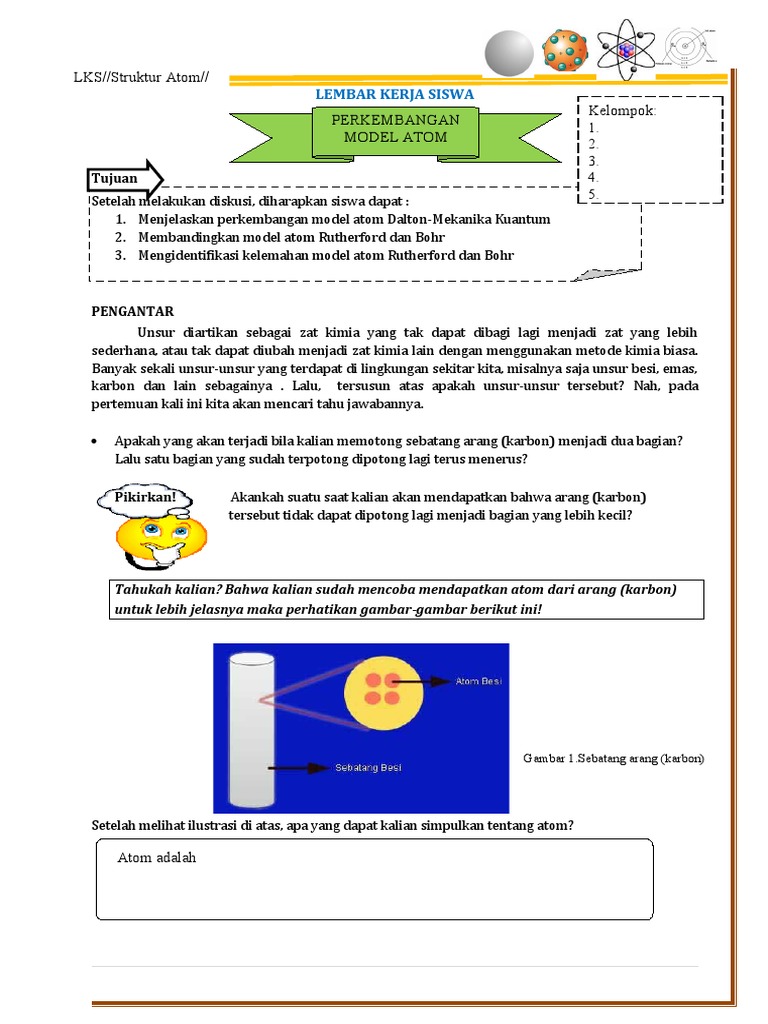 Lks 1 Model Atom Rpp1 | PDF