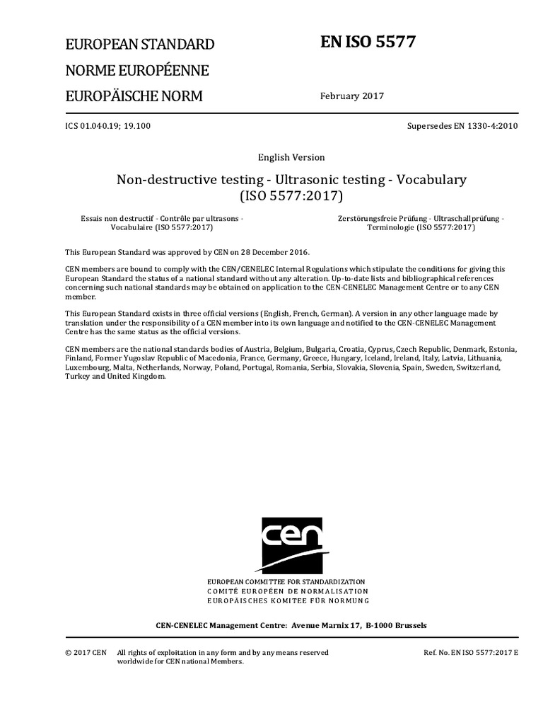 BS en Iso 5577-2017 | PDF | Bandwidth (Signal Processing) | Oscillation