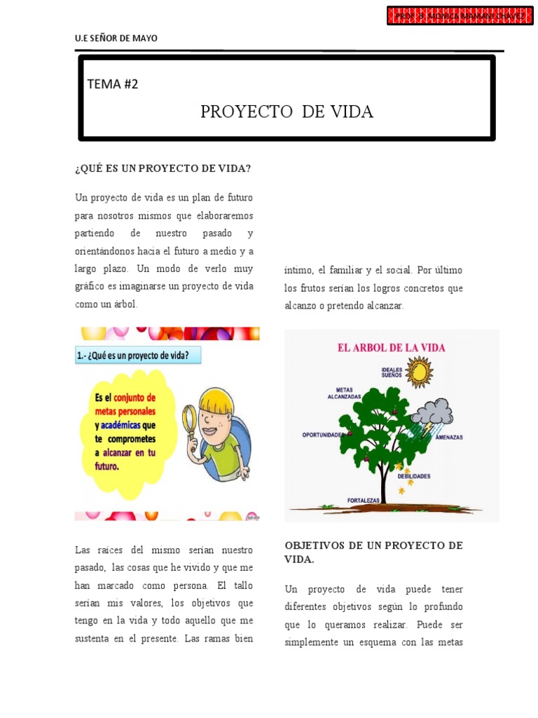 Proyecto de Vida | PDF