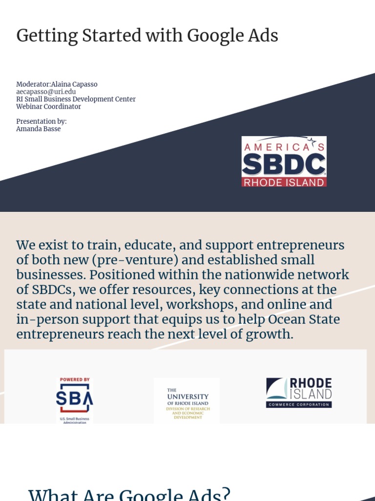 Getting Started With Google Ads | Download Free PDF | Online ...