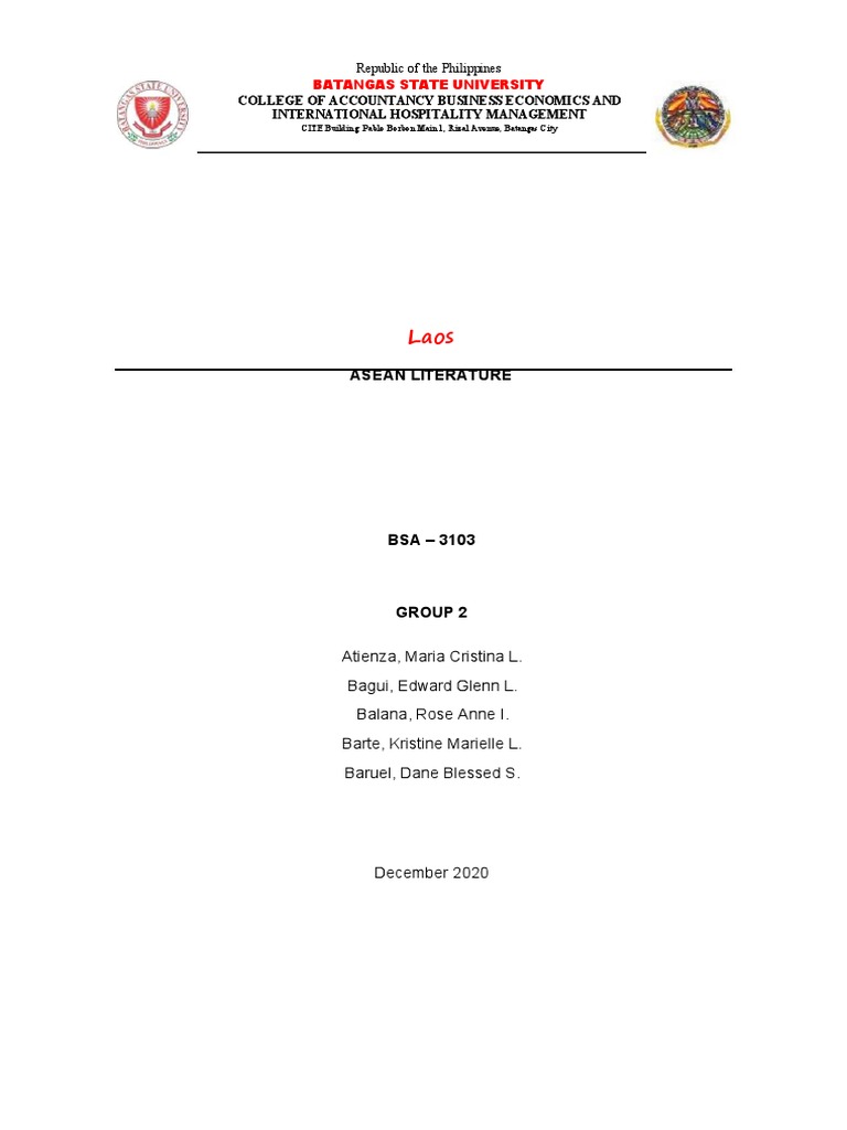 Asean Literature Laos Compress | PDF | Mosquito | Myanmar