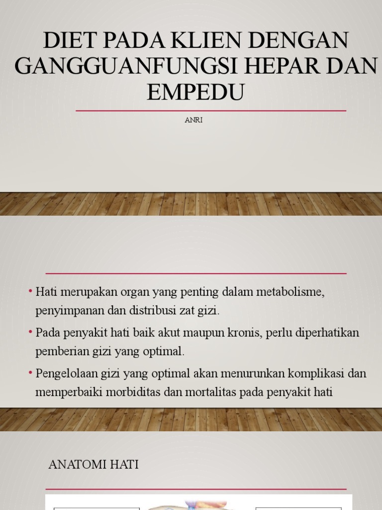 PERTEMUAN 10 Diet Gangguan Hepar Dan Empedu | PDF