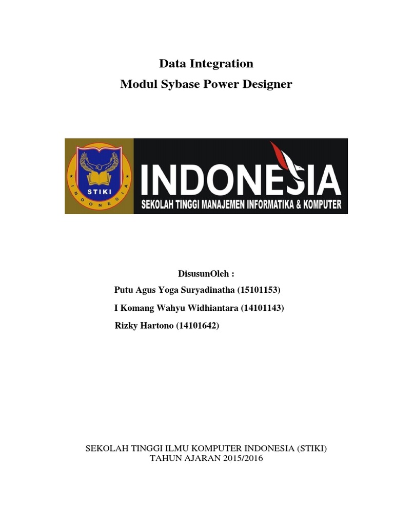 Data Integration Modul Sybase Power Designer | PDF