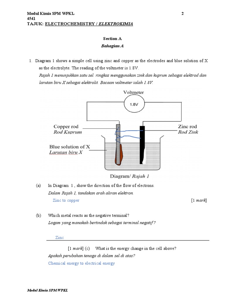 Chemistry | PDF | Anode | Electrode
