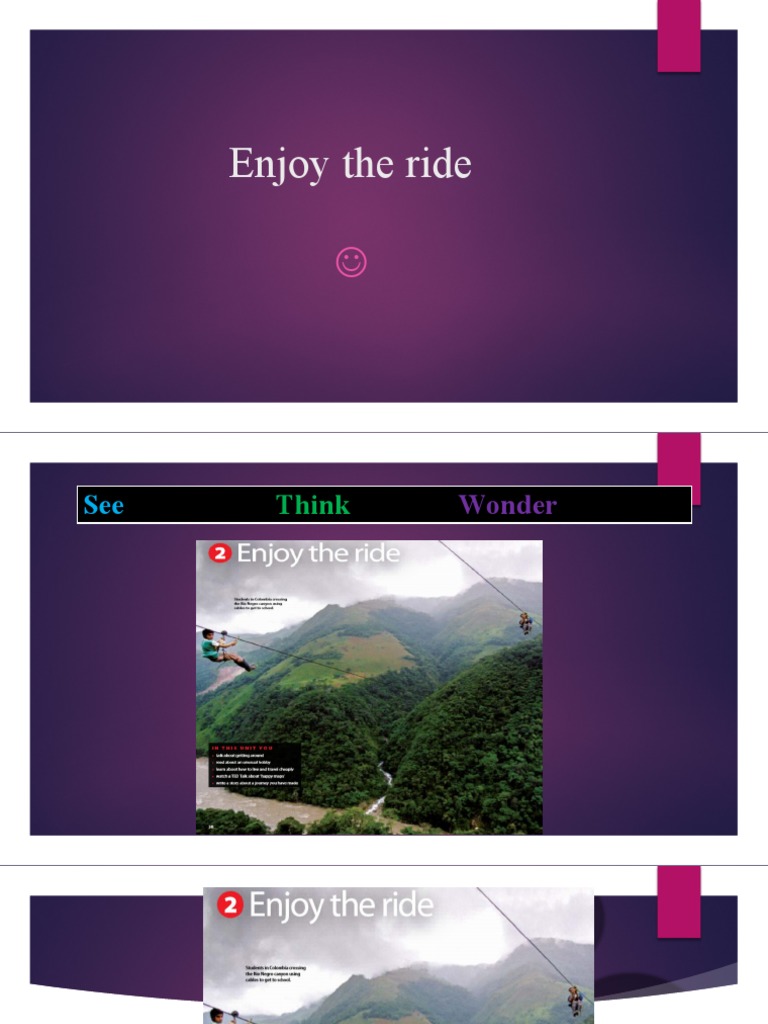 Enjoy The Ride Perspectives Unit 2 Intro | Download Free PDF | Linguistics | Linguistic Morphology