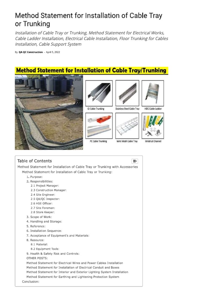 Mos-Cable Tray | PDF