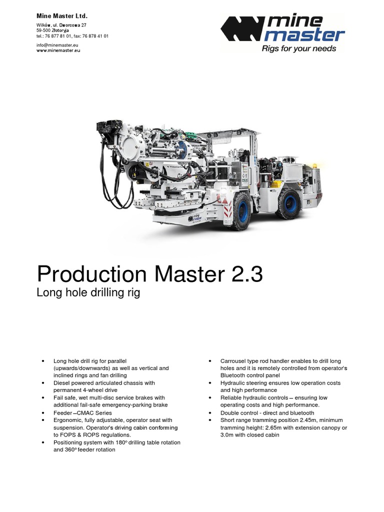 Ulotka Production Master 2.3 - 0 | PDF | Truck | Manufactured Goods