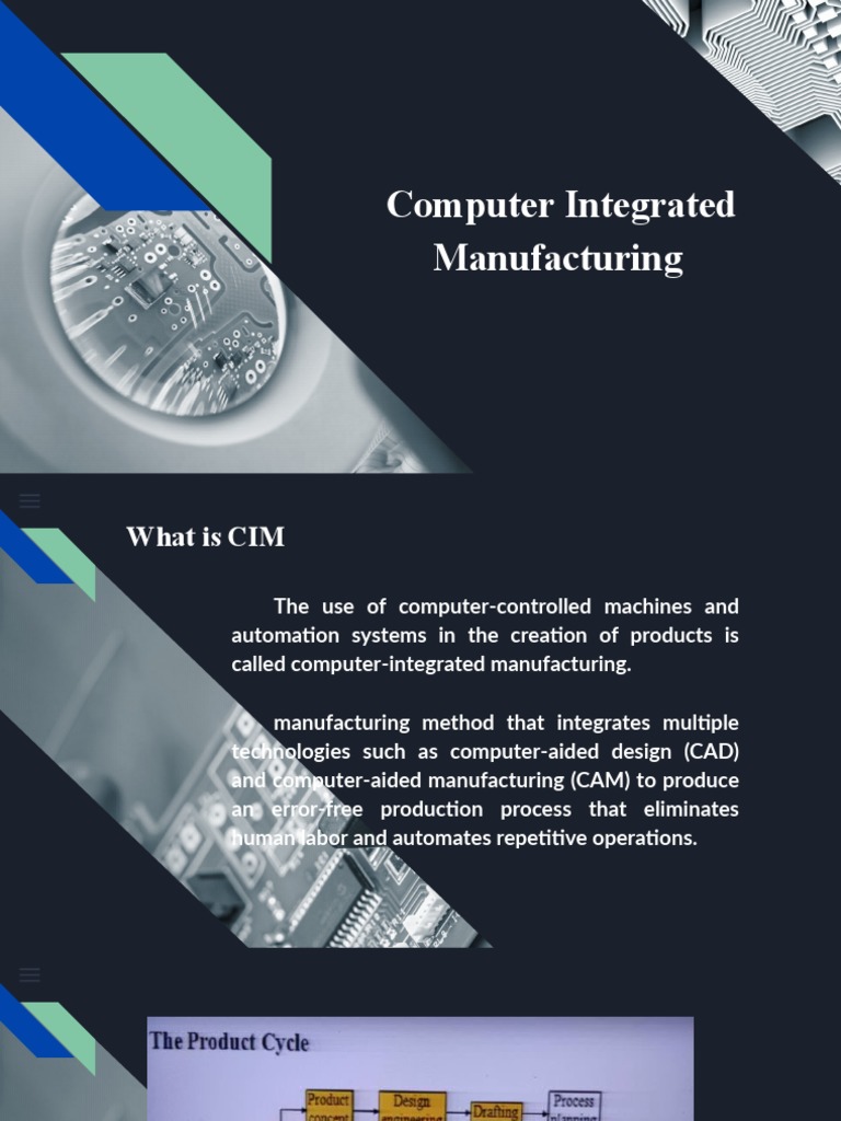 Computer Integrated Manufacturing | PDF | Automation | Labour Economics
