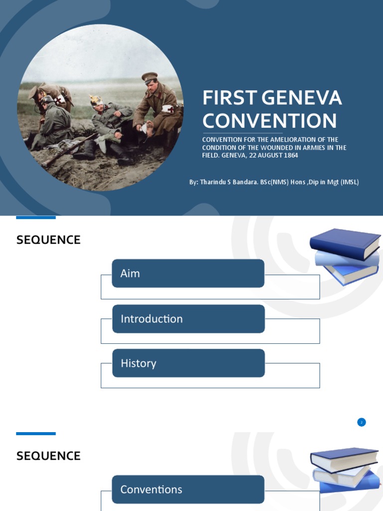 Geneva Convention 1864 | PDF | Geneva Conventions | International ...