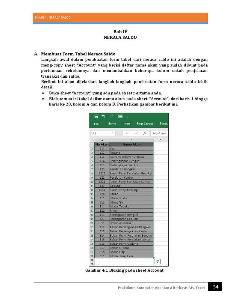 Materi Neraca Saldo | PDF