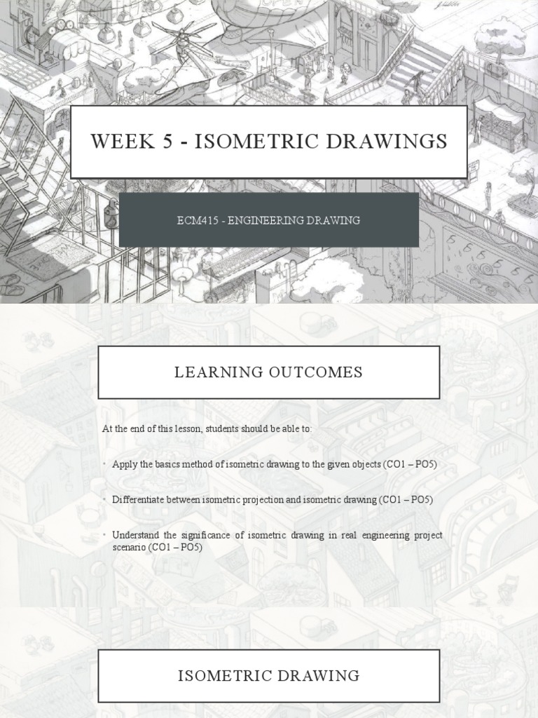 Week 5 - Isometric Drawings | PDF | Computer Graphics | Geometry