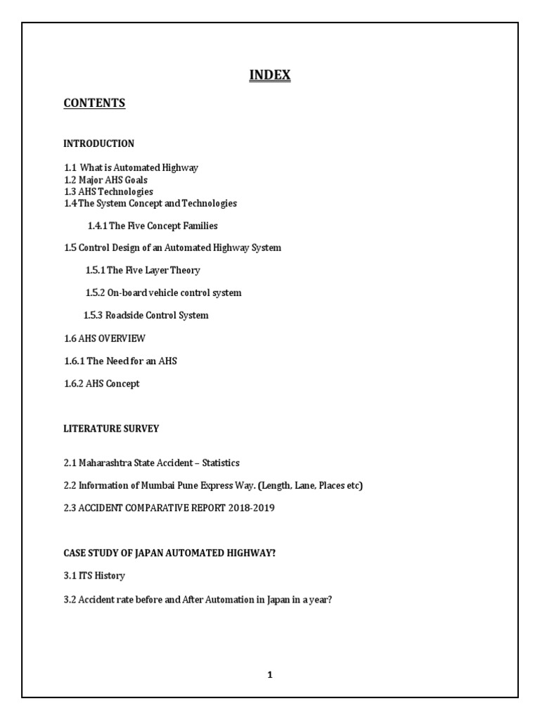 Automated HIGhway SYStem CPP Project | PDF | Traffic Collision | Automation