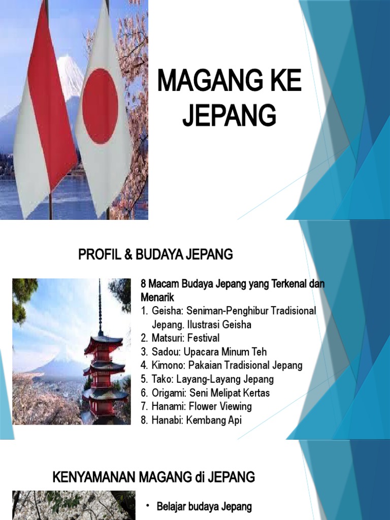 Presentasi Magang Jepang | PDF