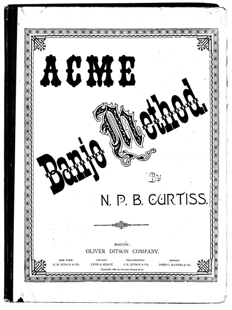 ACME Banjo Method | PDF