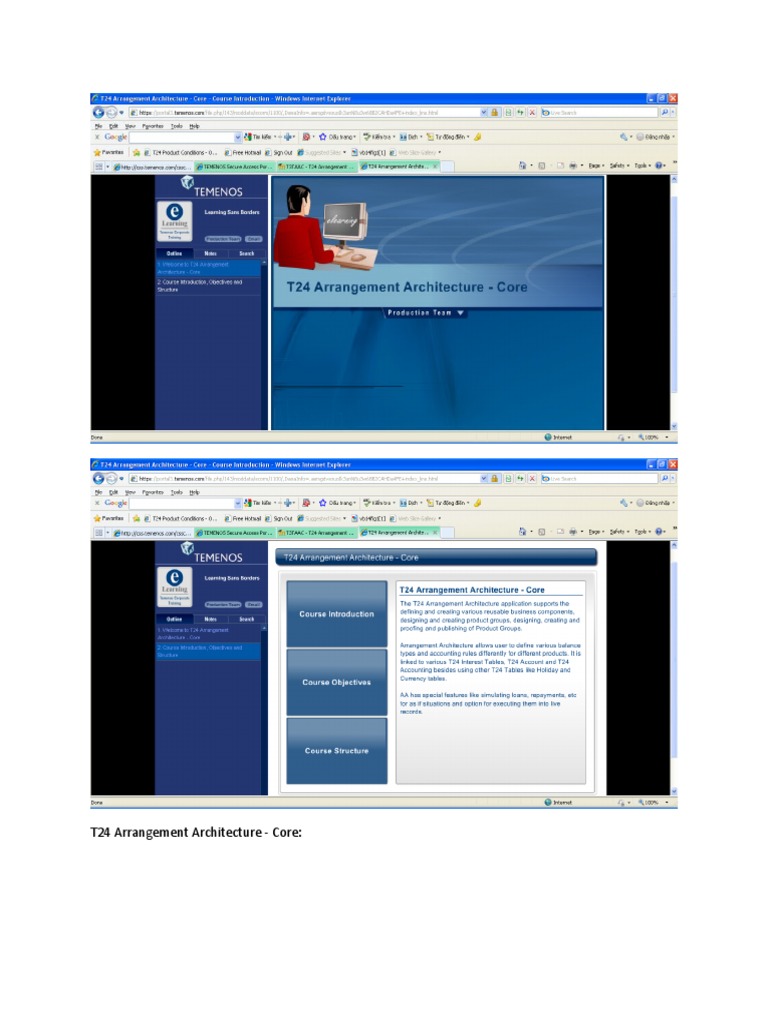 T24 Arrangement Architecture | PDF