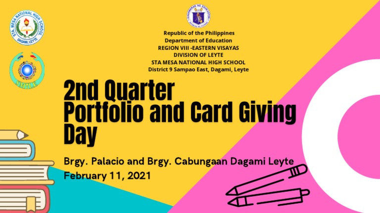 2nd Quarter Portfolio and Card Giving Day | PDF | Wellness